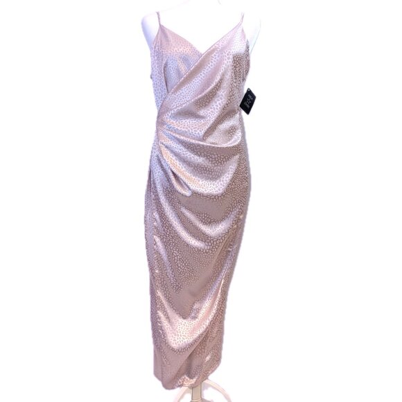 Area Stars | Dresses | Nwt Area Stars Satin Midi Slip Dress Pink ...